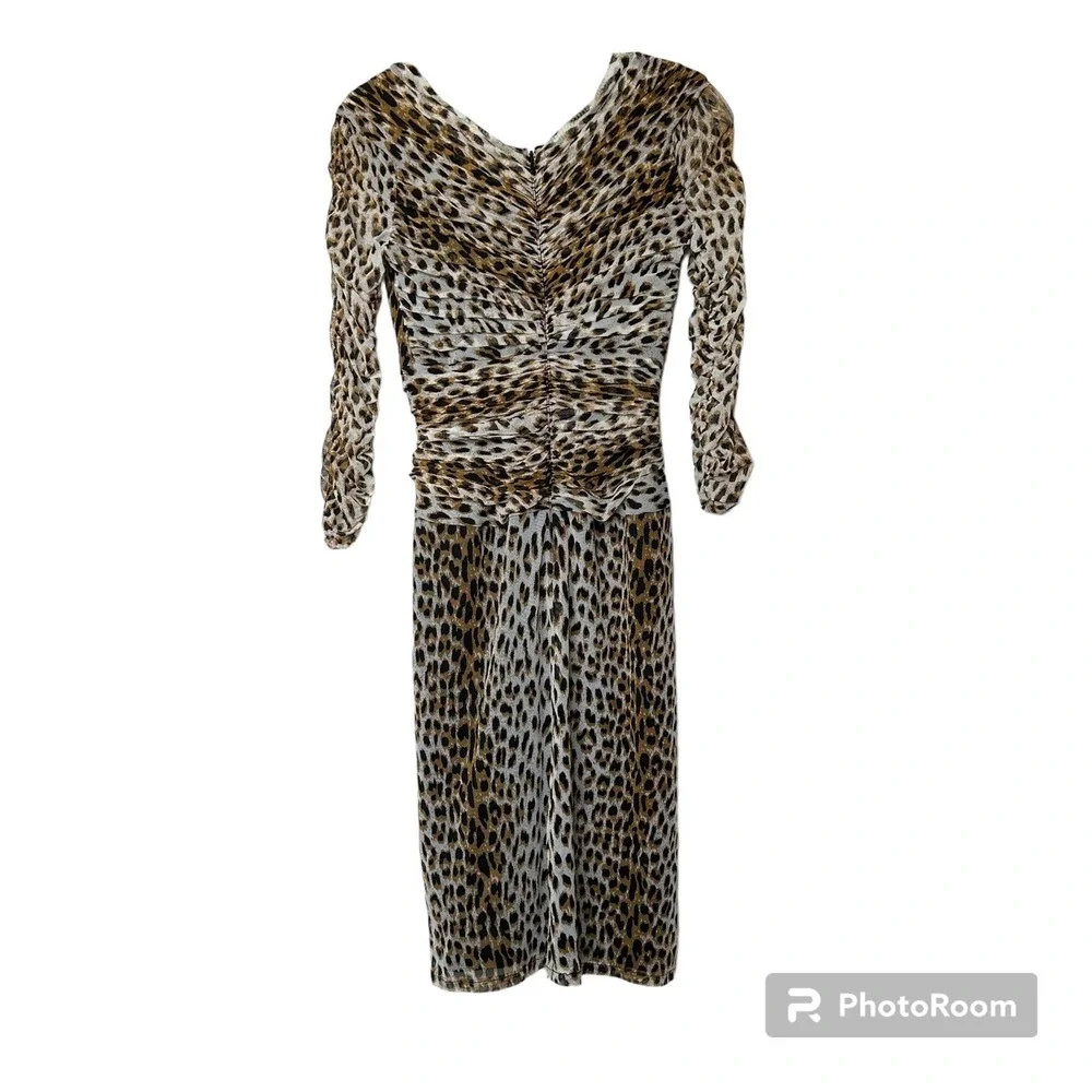 Tadashi Collection | Dresses | Tadashi Collection Mesh Cheetah Print ...